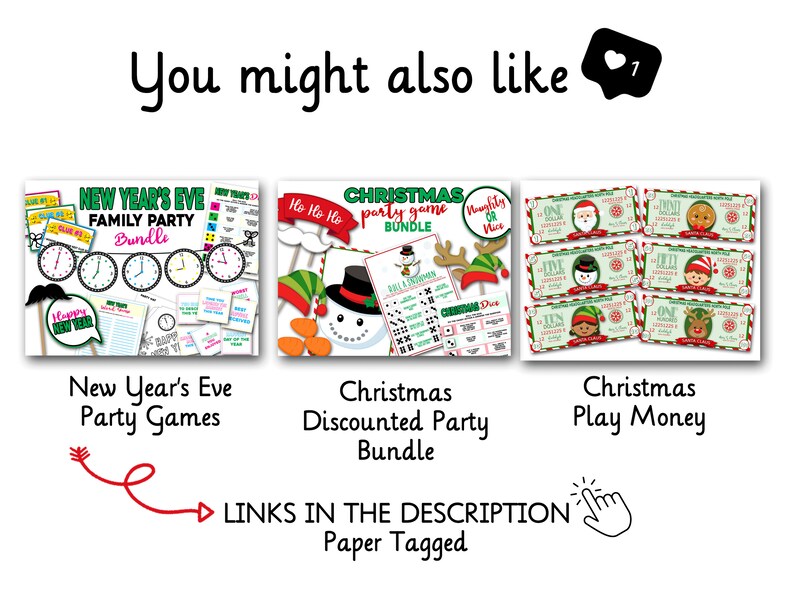 Christmas Party Game, Don't Eat Santa, Group Game, Class Christmas ...