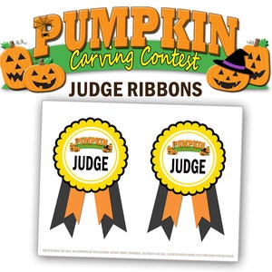 Pumpkin Carving Contest Printable Forms Packet, Pumpkin Carving Contest ...