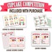 Cupcake Competition Printables Forms, Cupcake Contest Forms Packet ...