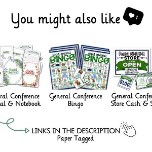 General Conference Young Women's Gift Tags, Take Note General ...