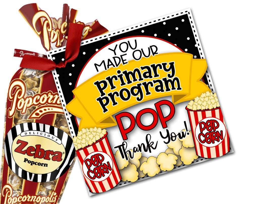 Primary Program Gift Tag, Primary Program Thank You, LDS Primary ...