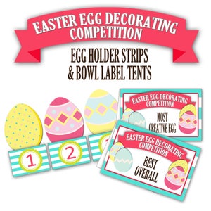 Easter Egg Decorating Contest Forms Packet, Eastaer Egg Judges Score ...