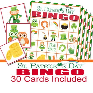 St. Patricks Day Class Party Game Two Pack, St. Patty's Day Party, St ...