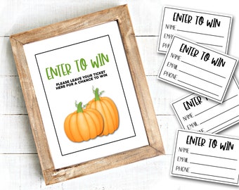 ENTER TO WIN Raffle Tickets Black Halloween Party Idea Spooky - Etsy