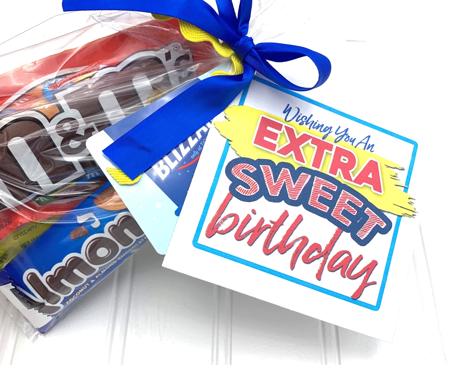 Birthday Gift Tag Candy Bar Birthday Gift Birthday Gift - Etsy