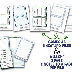 Missionary Note Cards, LDS Missionary Door Note Cards, Printable ...