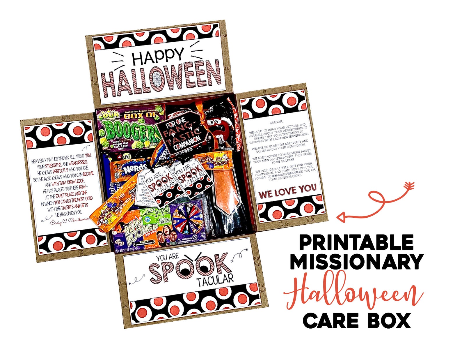 LDS Missionary Halloween Package, Printable Missionary Halloween ...