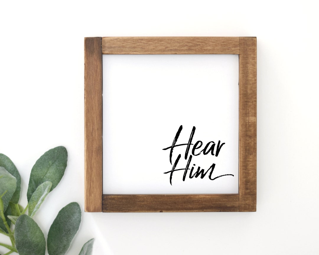 Hear Him, LDS Hear Him, Hear Him, Digital Print, LDS Gift, General ...