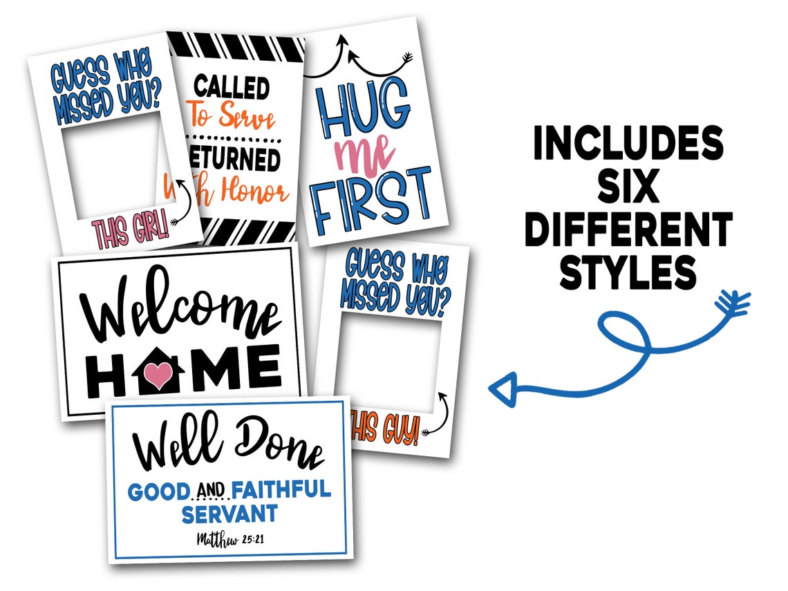 Missionary Posters, Mission Welcome Home Posters, Missionary Airport ...