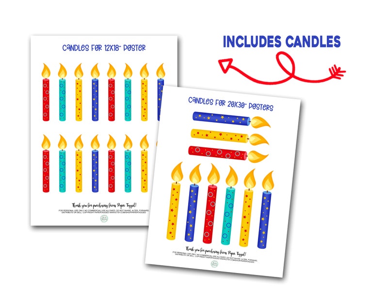 Birthday Party Game, Pin the Candle on the Cake, Printable Birthday ...