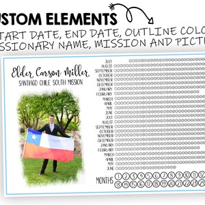 Mission Countdown Poster, LDS Mission Countdown, Latter Day Saint ...