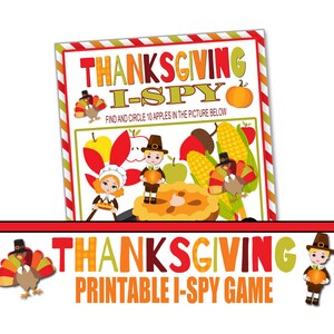 Thanksgiving Printable Games, Class Thanksgiving Party, Class Party ...
