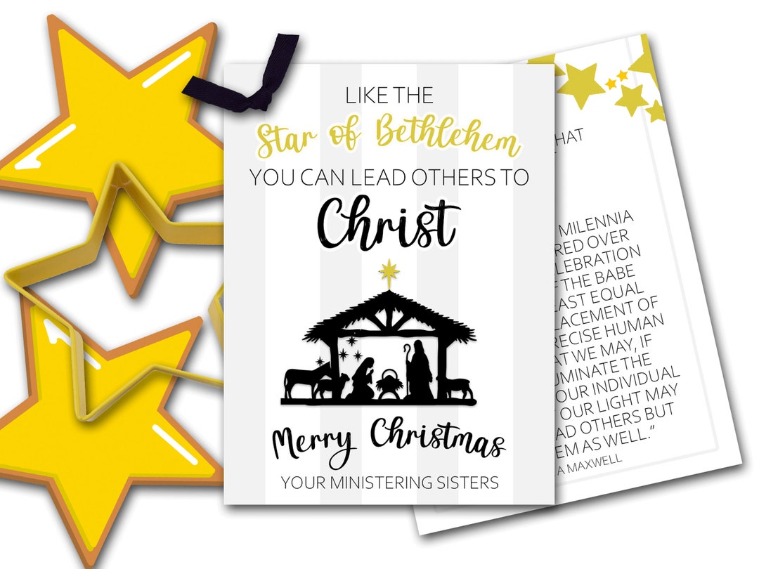 Christmas Ministering Gift, LDS Ministering Christmas Gift, Christmas ...