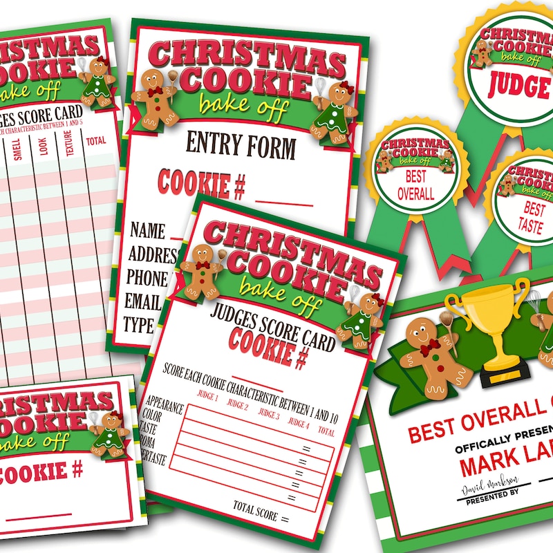 Bake off Score Cards - Etsy