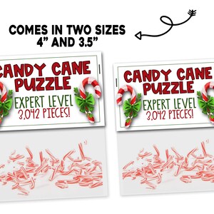 Candy Cane Puzzle, Gag Gift, White Elephant Gifts, Christmas Gag Gifts ...
