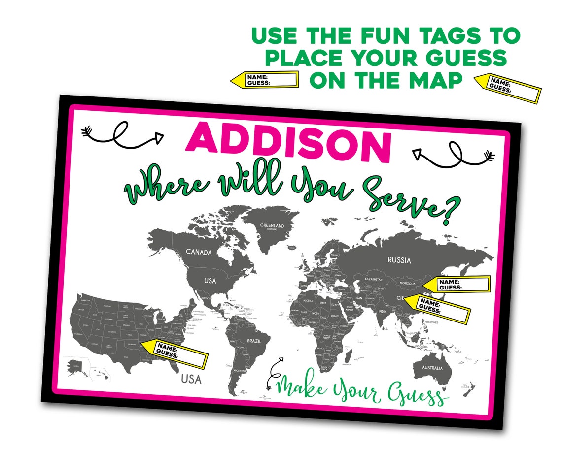 Latter Day Saint Mission Calling Party Opening Calling LDS | Etsy