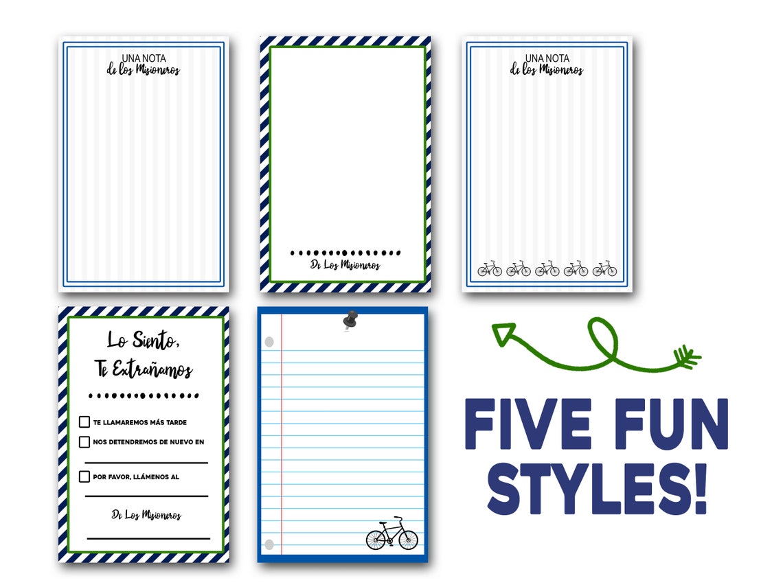 Missionary Note Cards LDS Missionary Door Note Cards | Etsy
