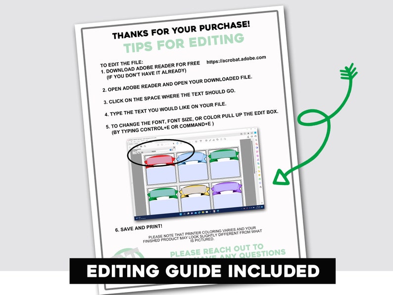 College Care Package Gift Tag Printables - College Survival Kit Gift ...