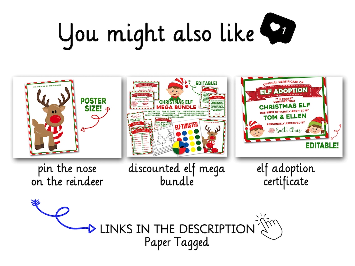 Elf Birthday Note Christmas Elf Birthday Visit Editable Elf - Etsy