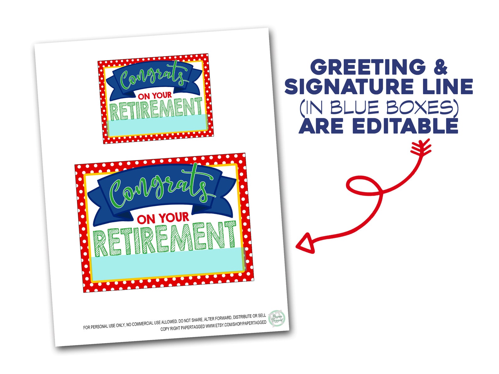 Retirement DIY Kit Retirement Gift Printable Retirement - Etsy