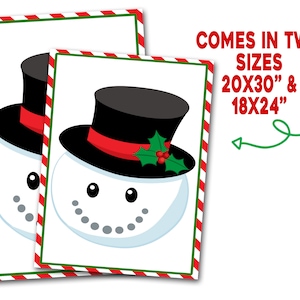 Pin the Nose on the Snowman, Printable, Christmas Class Party Game ...