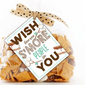 Treat Gift Tag, S'more People Like You, Appreciation Gift, Teacher ...