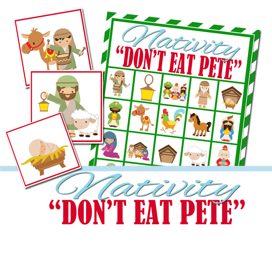 Nativity Christmas Party Game Don't Eat Pete Group Game - Etsy