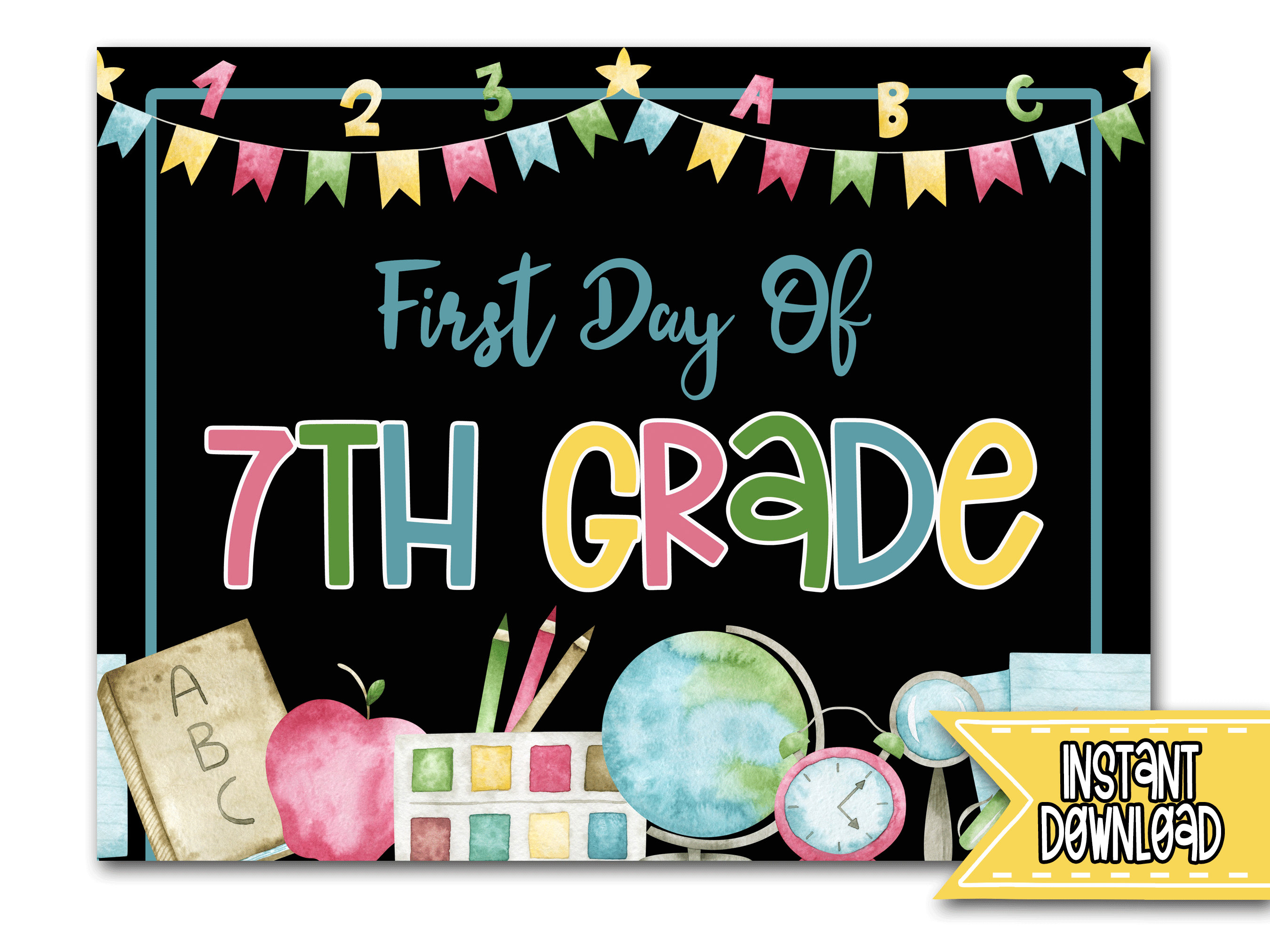 7th Grade Sign Printable