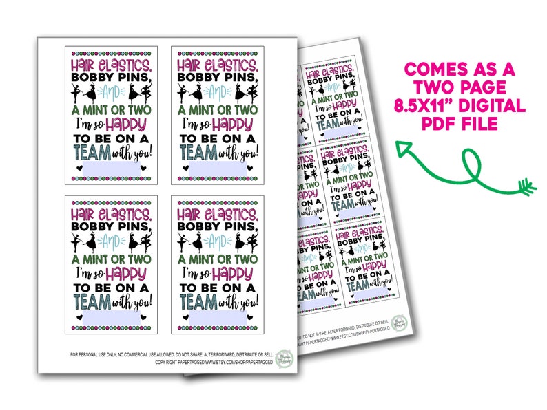 Dance Team Gift Competition Team Gifts Dance Gifts Dance - Etsy