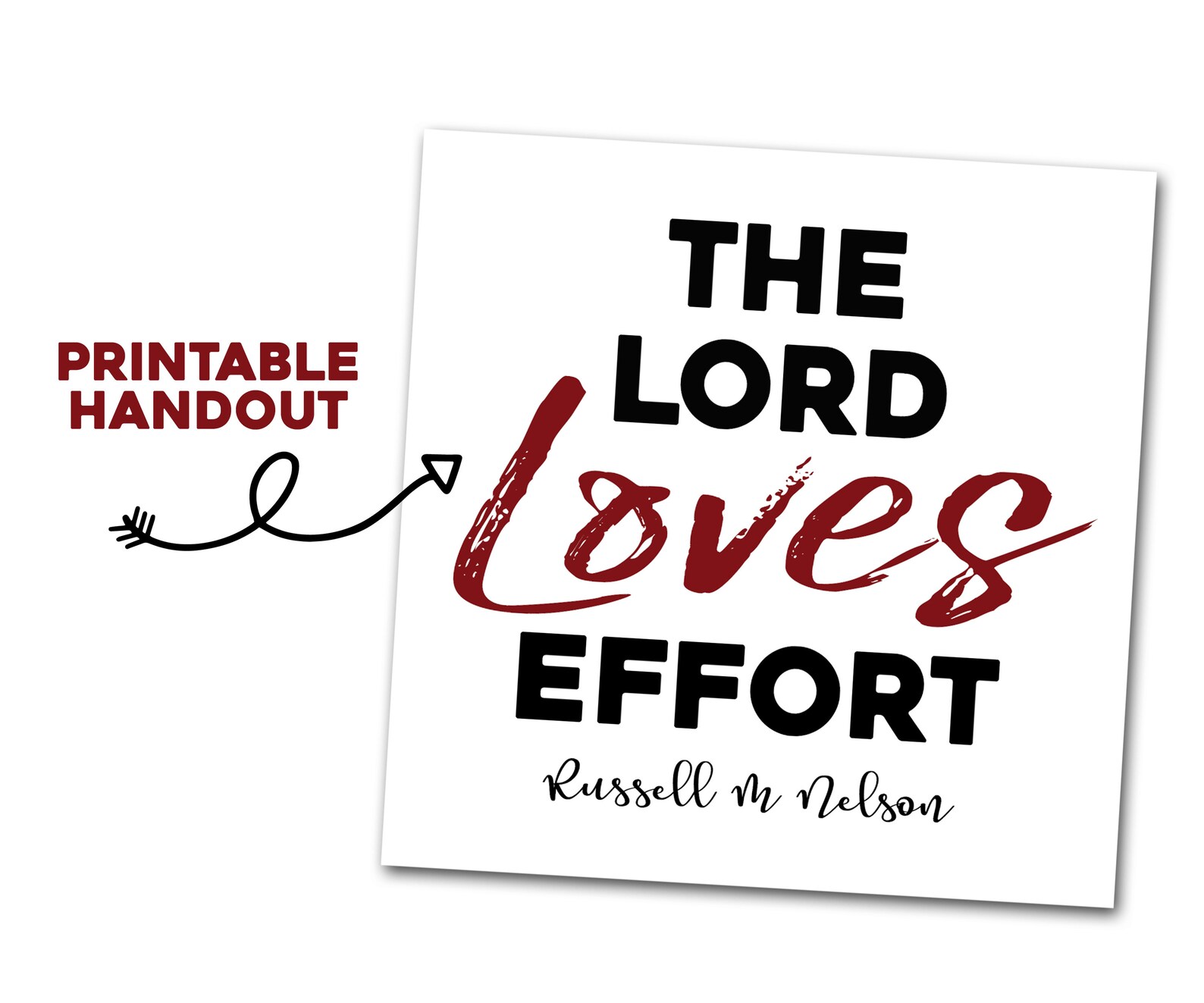 LDS Ministering Handout, Relief Society Handout, Ministering Print ...