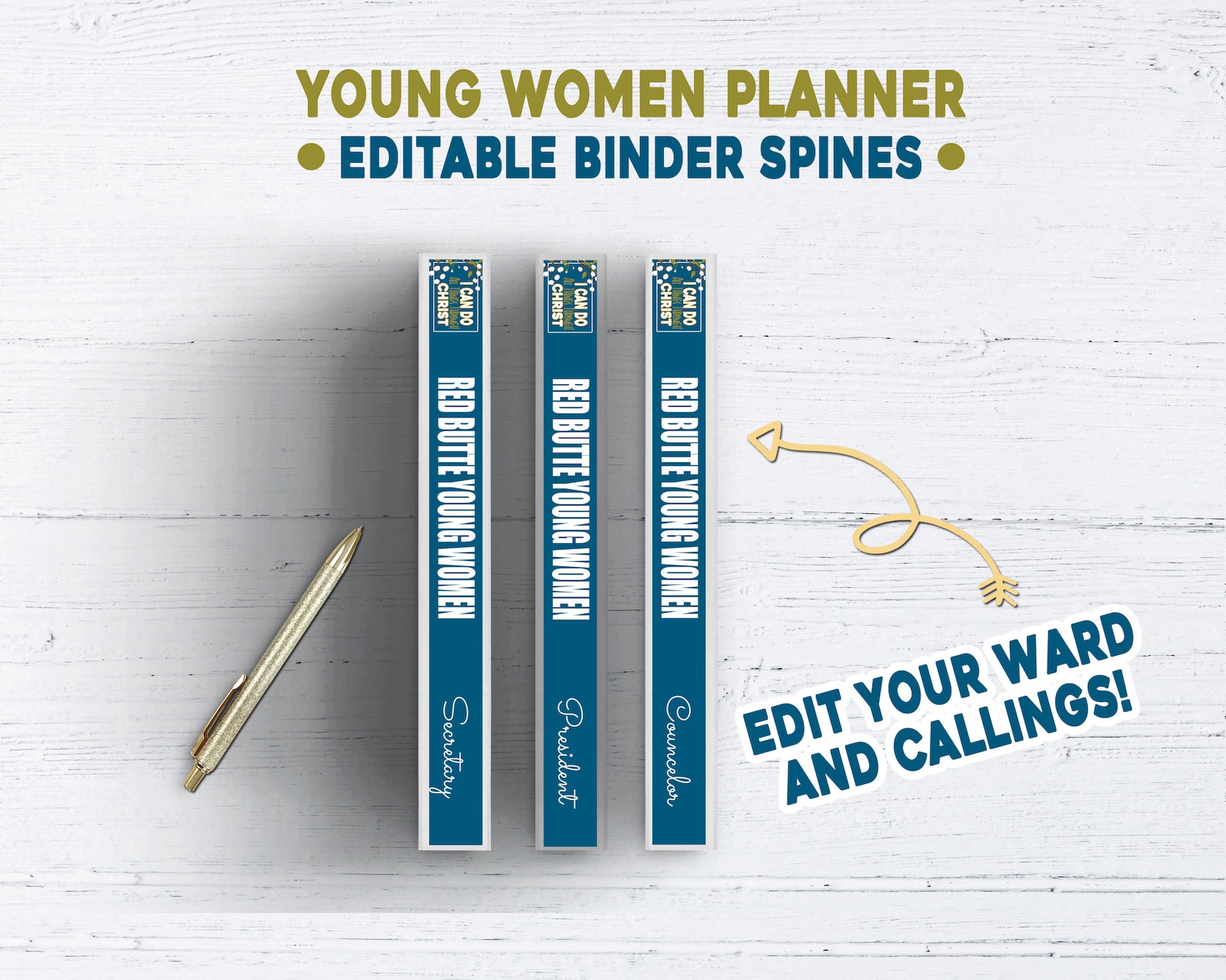 2023 Young Women Planner Young Women Binder I Can Do All - Etsy