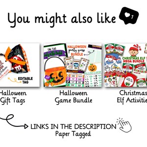 Halloween Printable Games, Class Halloween Party, Class Party Games ...