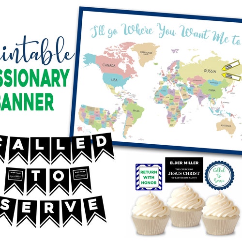 MISSION CALL Opening Kit Called to Serve Banner LDS - Etsy
