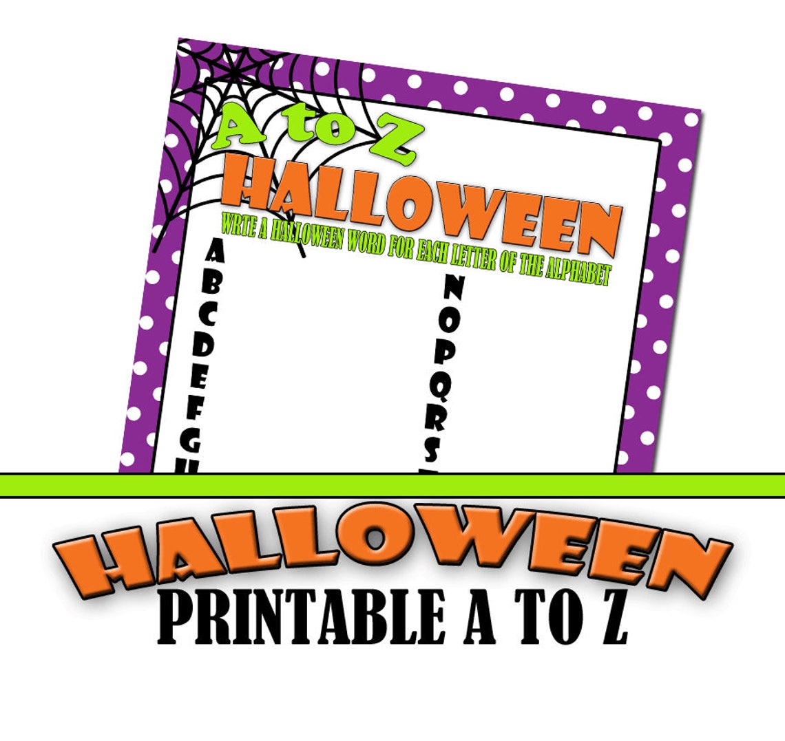 Halloween Printable Games, Class Halloween Party, Class Party Games ...