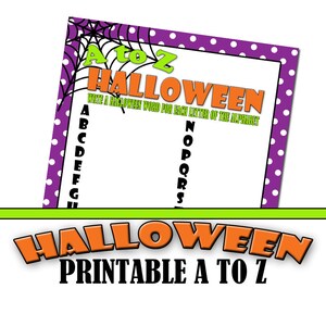Halloween Printable Games, Class Halloween Party, Class Party Games ...