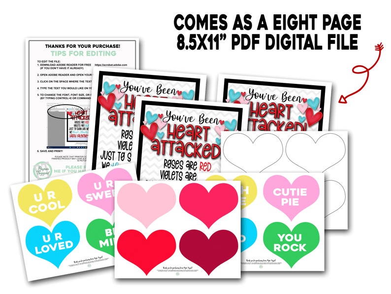 Heart Attack Kit Door Heart Attack Sign You've Been - Etsy