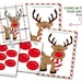 Pin the Nose on the Reindeer, Printable, Christmas Class Party Game ...