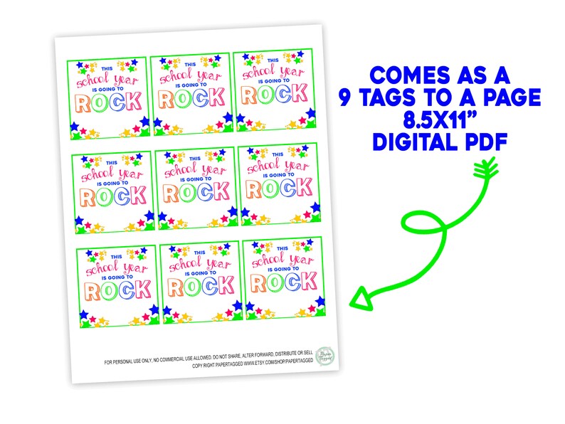 Back to School School is Going to Rock Back to School Gift - Etsy