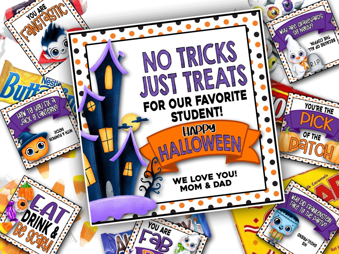 Halloween College Care Package, College Student Halloween Package, No ...