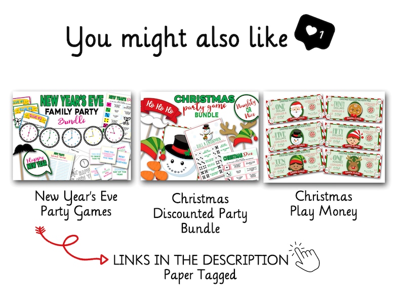 Pin the Nose on the Reindeer, Printable, Christmas Class Party Game ...