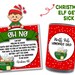 Sick Elf Note, Christmas Elf Note, Soup Wrapper, Elf Ideas, Elf Gets ...