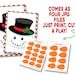 Pin the Nose on the Snowman, Printable, Christmas Class Party Game ...