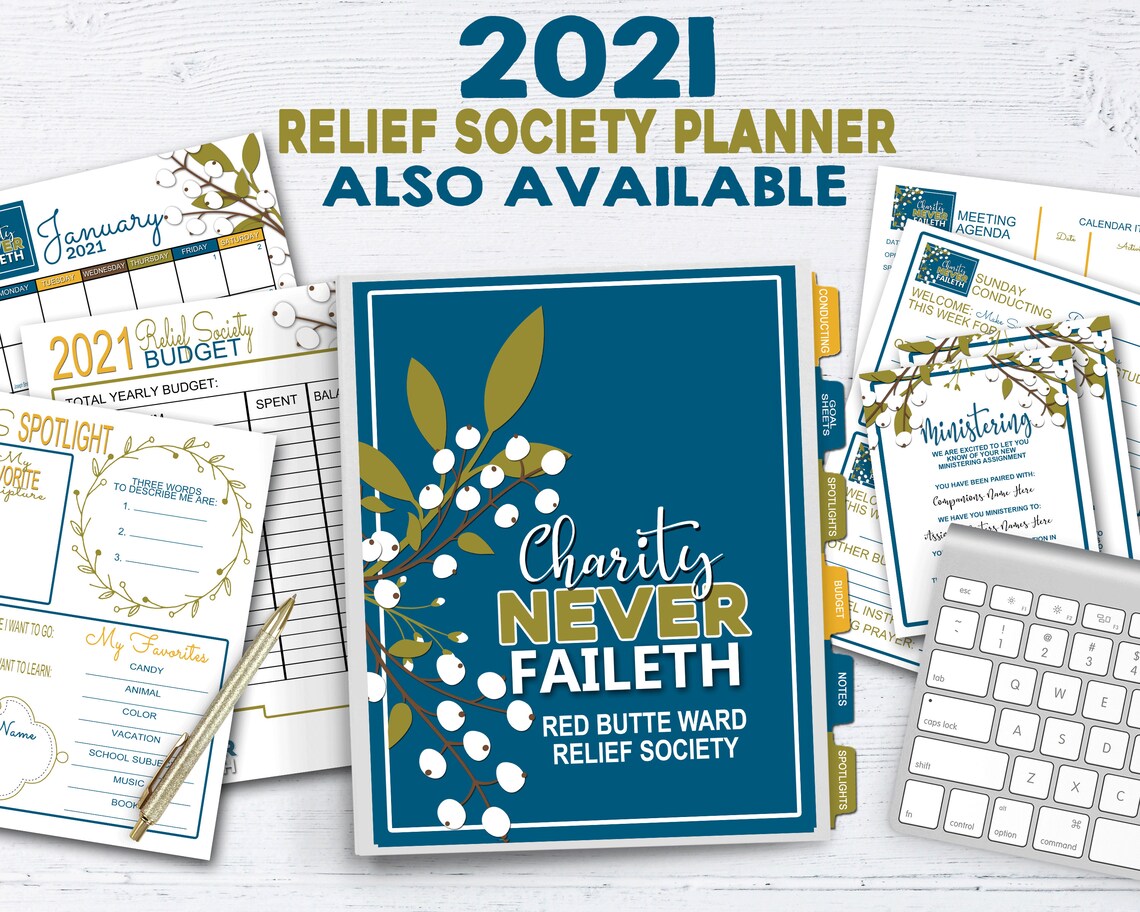 Relief Society Ministering Assignment Cards, Relief Society Handouts ...