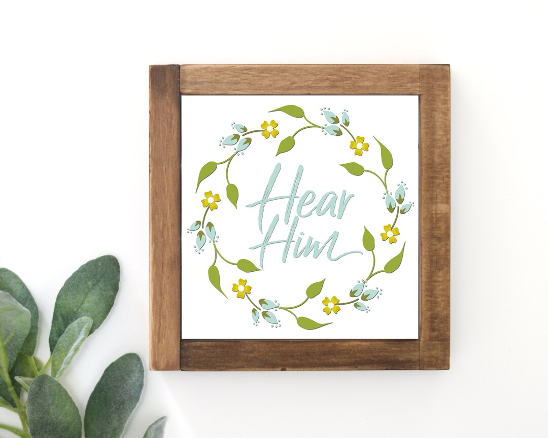 Hear Him, LDS Hear Him, Hear Him, Digital Print, LDS Gift, General ...