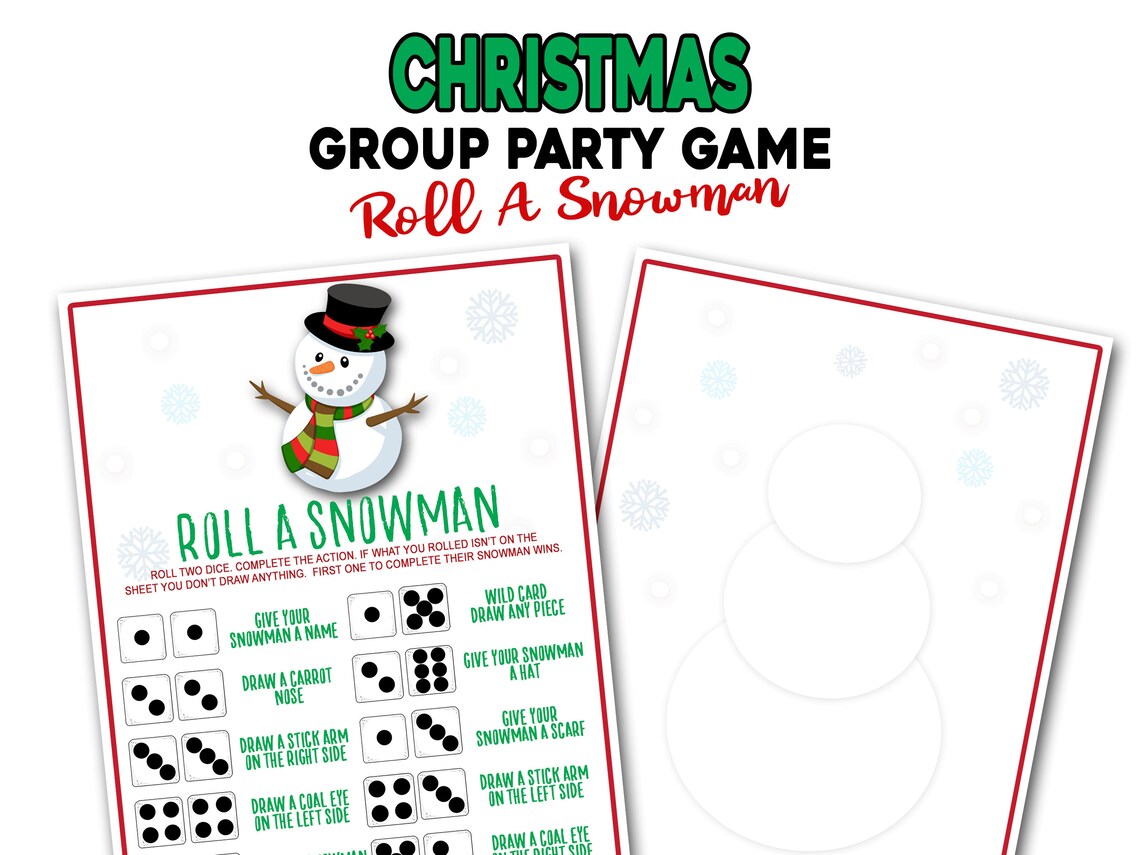 Christmas Party Game Bundle Group Party Games Family - Etsy