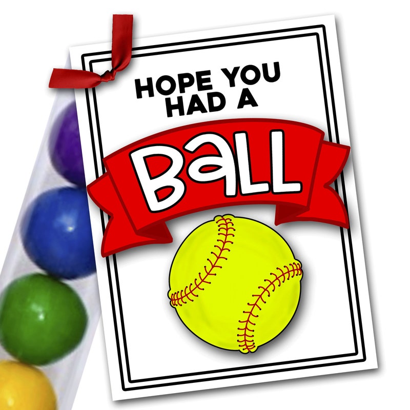 Softball Party Favor - Etsy