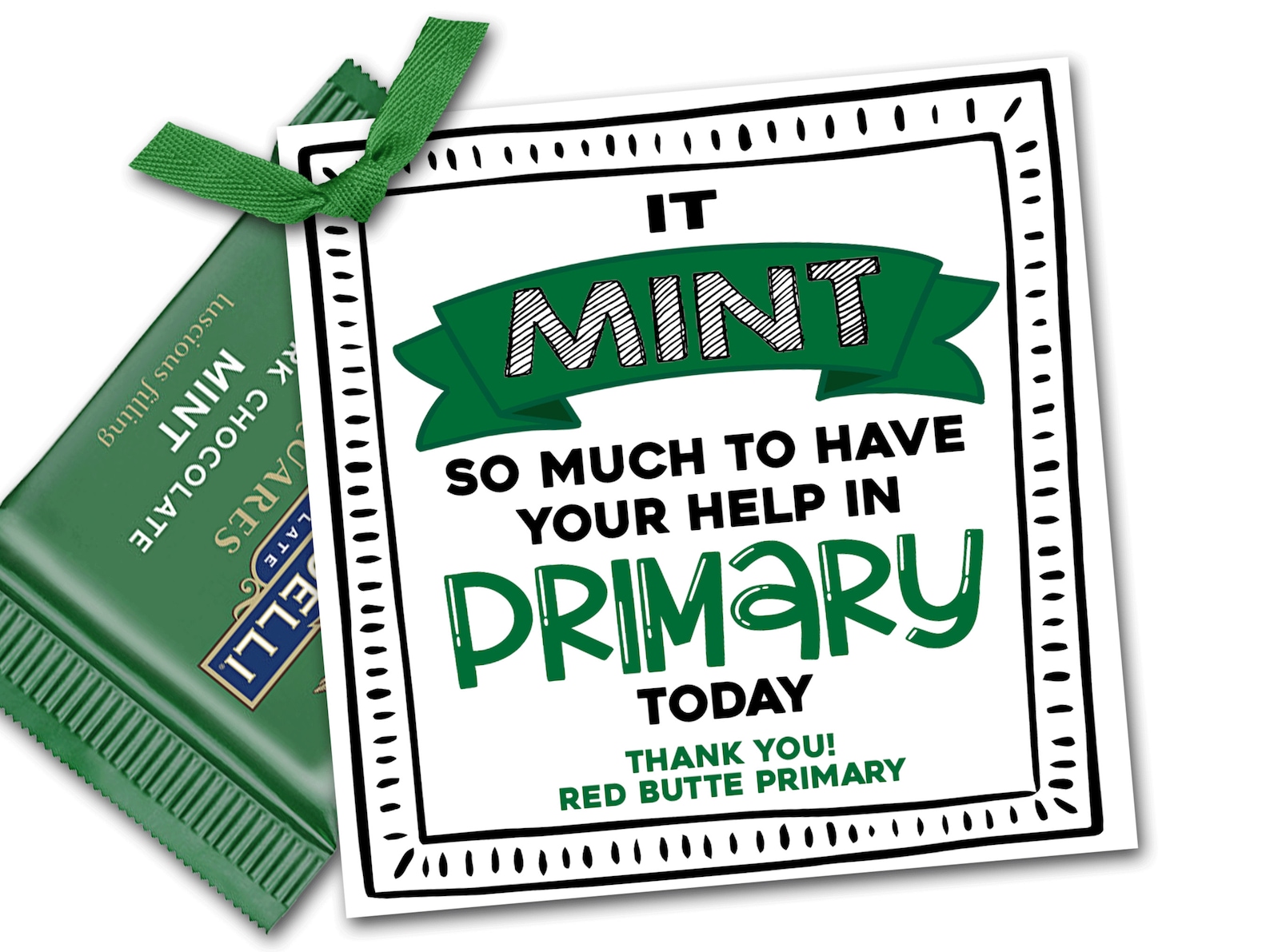 Primary Substitute Thank You, It Mint so Much, Primary Substitute Gift ...