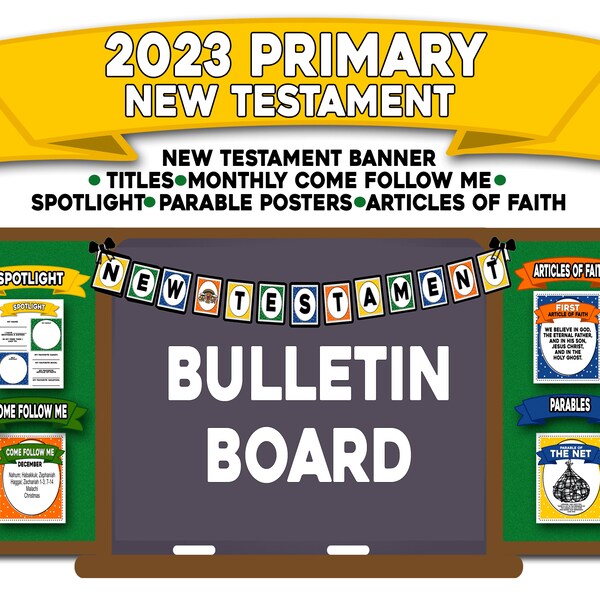 Primary Bulletin Board 2024 - Etsy
