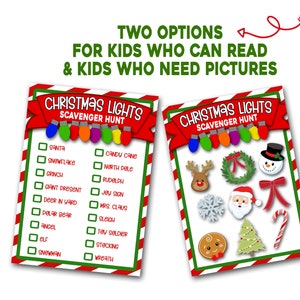 Christmas Lights Scavenger Hunt With Elf, Christmas Light, Look at ...