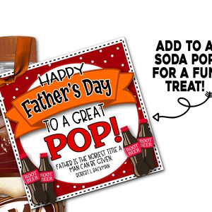 Father's Day Gift Tags, Father's Day Root Beer, to a Great Pop, Pop ...